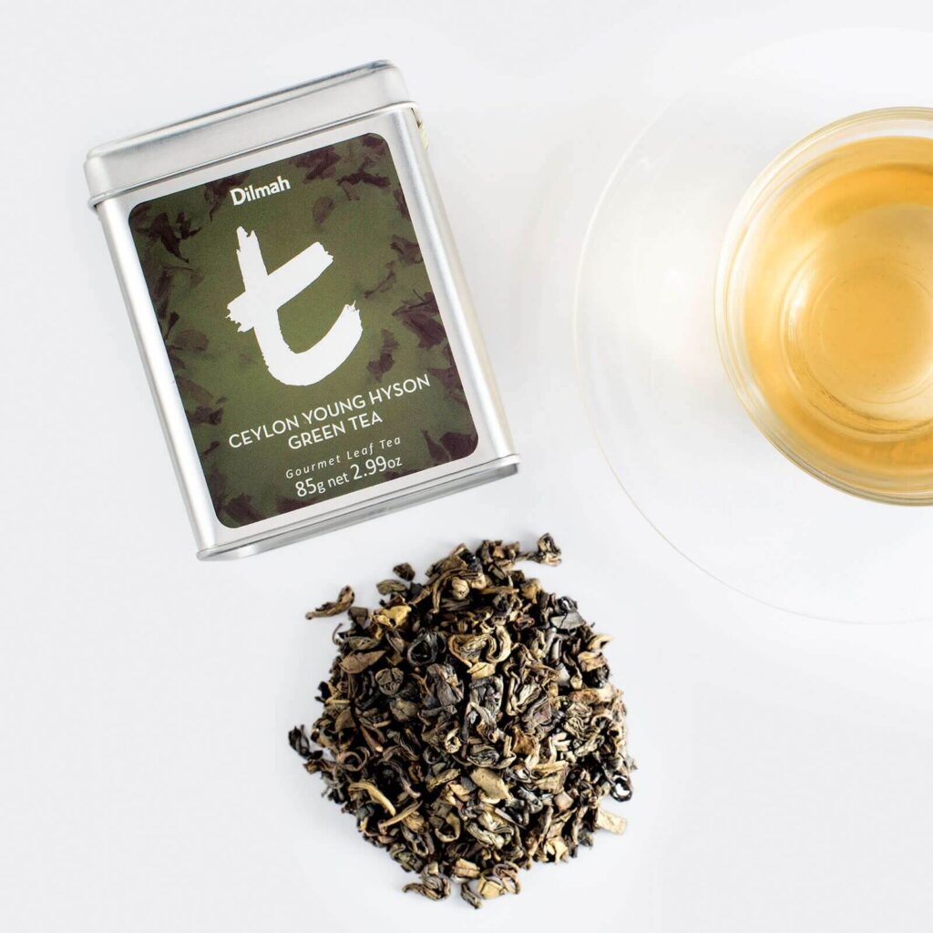 Dilmah Moroccan Mint Green Leaf Ceylon Tea | Ceylon Tea Brew
