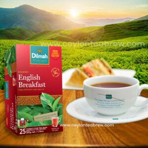 Dilmah Ceylon English Breakfast Tea Bags | Ceylon Tea Brew