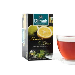 Dilmah Lemon And Lime Flavoured Tea | Ceylon Tea Brew