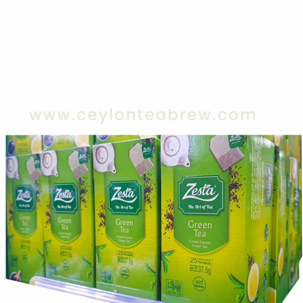Zesta Ceylon Pure Green Tea Bags | Ceylon Tea Brew
