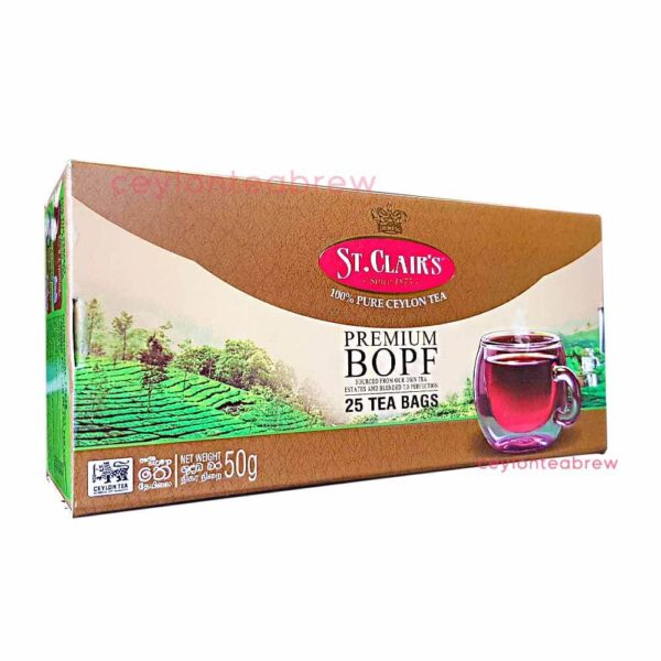 St. Clair's Premium Ceylon BOPF Black Tea Bags | Ceylon Tea Brew