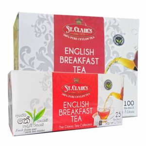 St. Clair's Ceylon English Breakfast Tea Bags | Ceylon Tea Brew