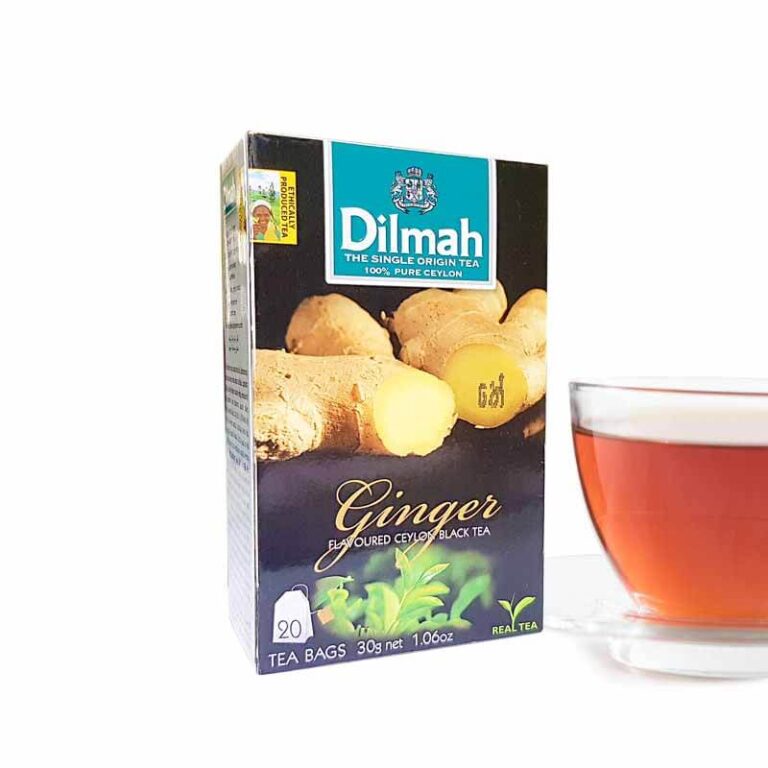 Dilmah Ginger Flavoured Ceylon Tea | Ceylon Tea Brew