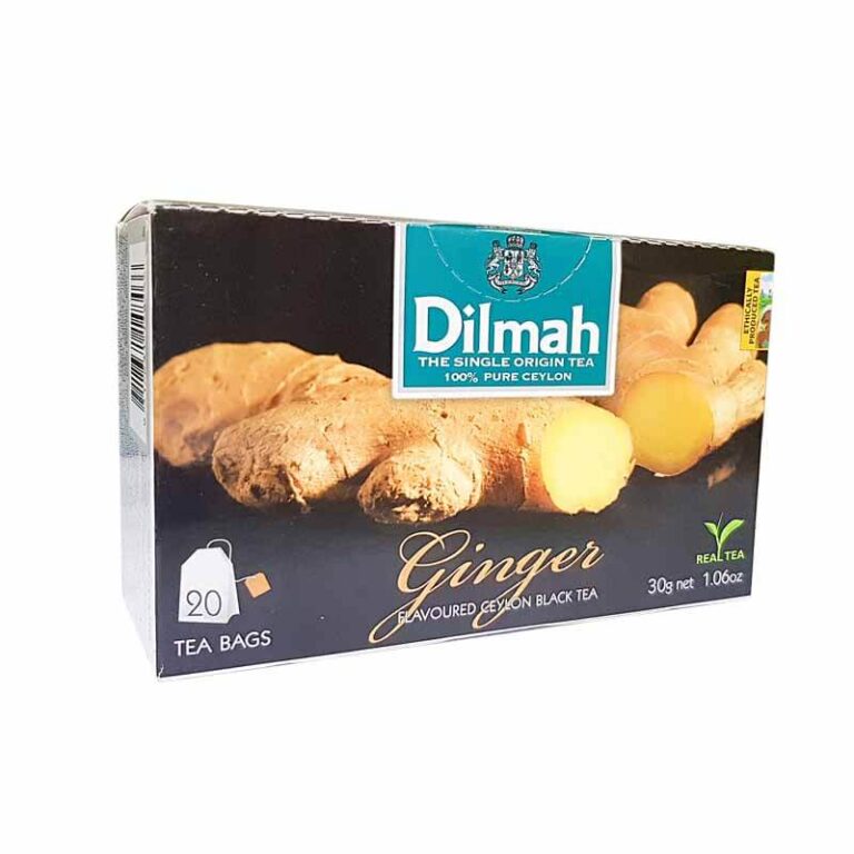 Dilmah Ginger Flavoured Ceylon Tea | Ceylon Tea Brew