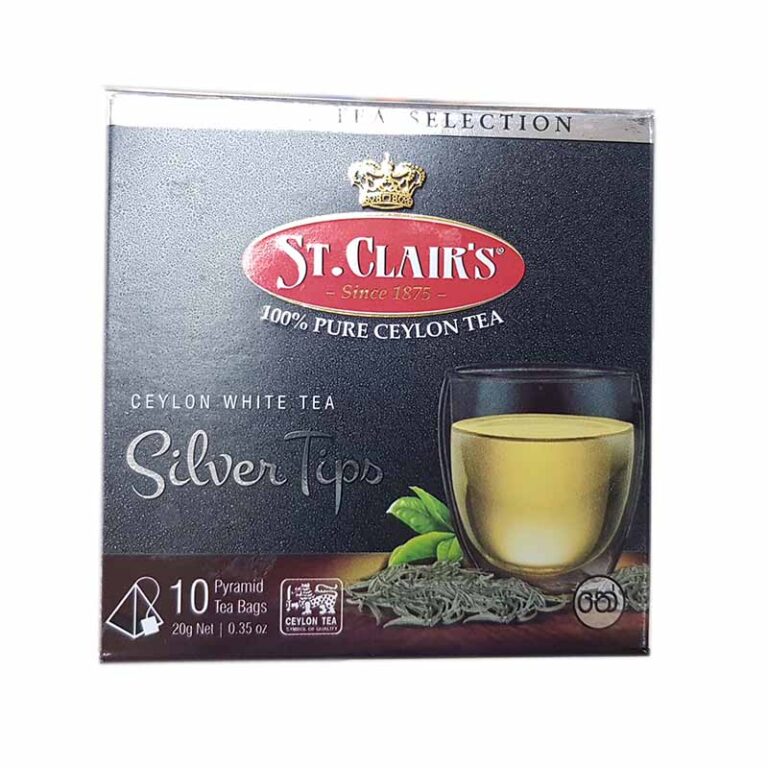 St. Clair's Pure Ceylon Golden Tips White Tea | Ceylon Tea Brew