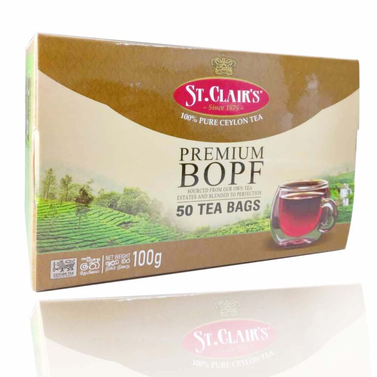 St.Clair's Ceylon English Afternoon Tea Enveloped Bags | Ceylon Tea Brew