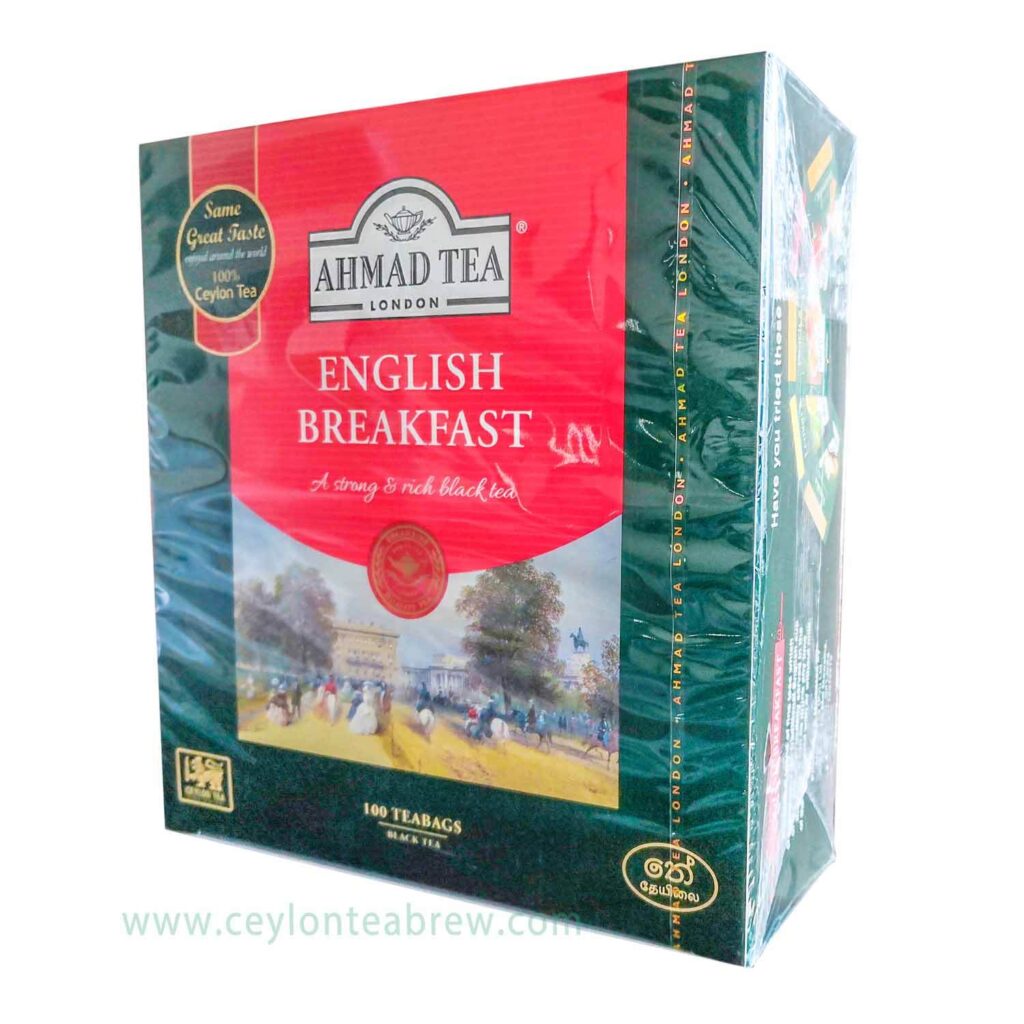 Ahmed London English Breakfast Ceylon Tea Bags | Ceylon Tea Brew