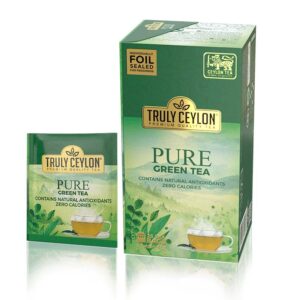 Zesta Ceylon Pure Green Tea Bags | Ceylon Tea Brew