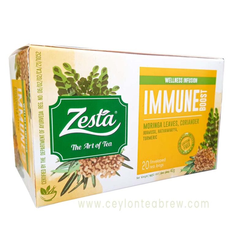 Zesta Ceylon Pure Green Tea Bags | Ceylon Tea Brew