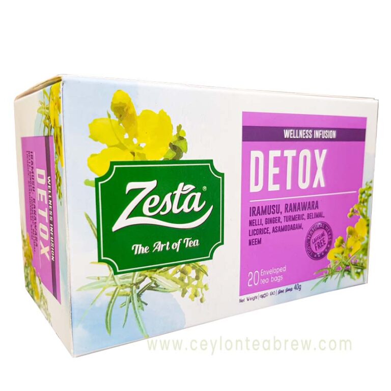 Zesta Ceylon Tea Wellness Infusion Refresh Peppermint Tea | Ceylon Tea Brew