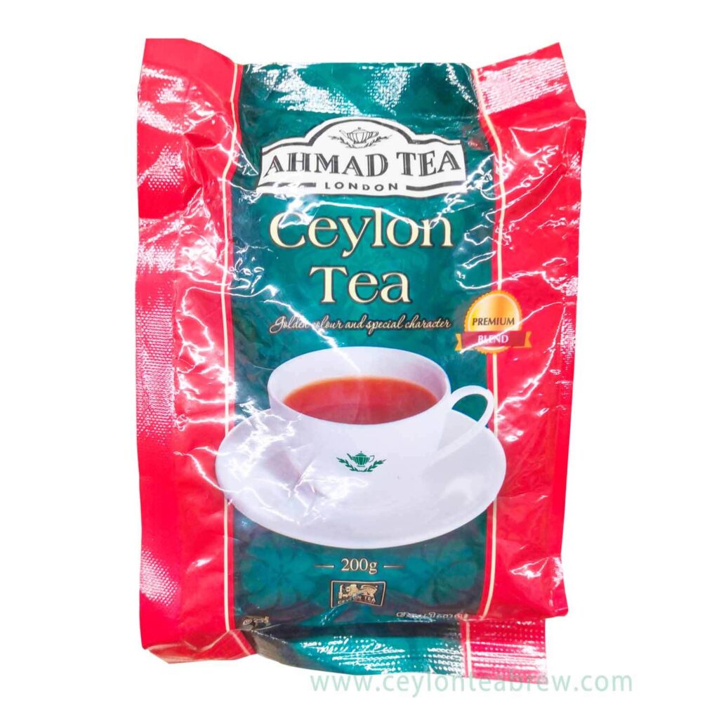 Ahmed Tea London Premium Black Loose Tea Leaves | Ceylon Tea Brew