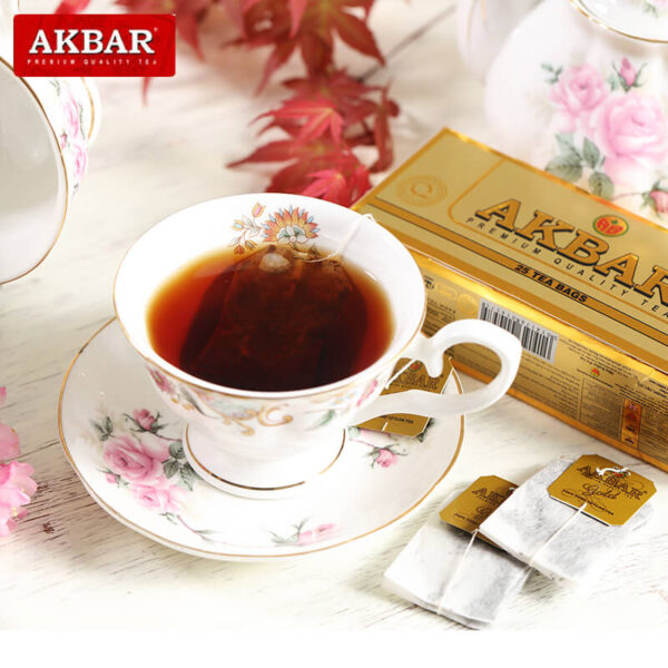 Akbar Ceylon Premium Quality Gold Tea Bags | Ceylon Tea Brew