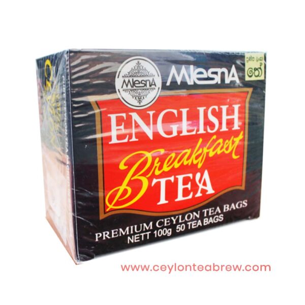 Mlesna Ceylon English Breakfast Tea Bags | Ceylon Tea Brew