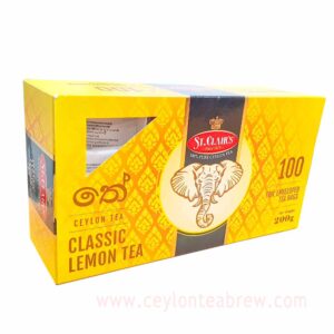 St.Clair's Ceylon Classic Lemon Tea Enveloped Bags | Ceylon Tea Brew