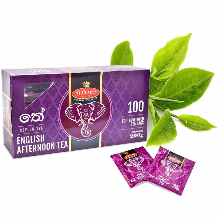 St.Clair's Ceylon English Afternoon Tea Enveloped Bags | Ceylon Tea Brew