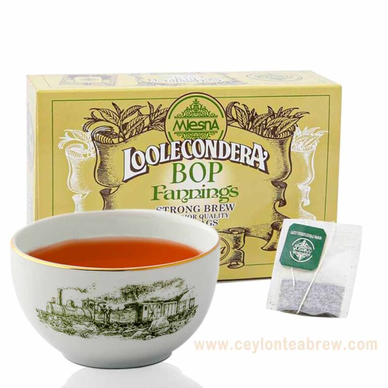Mlesna Ceylon Loolecondera Bop Fannings Luxury Loose Tea | Ceylon Tea Brew