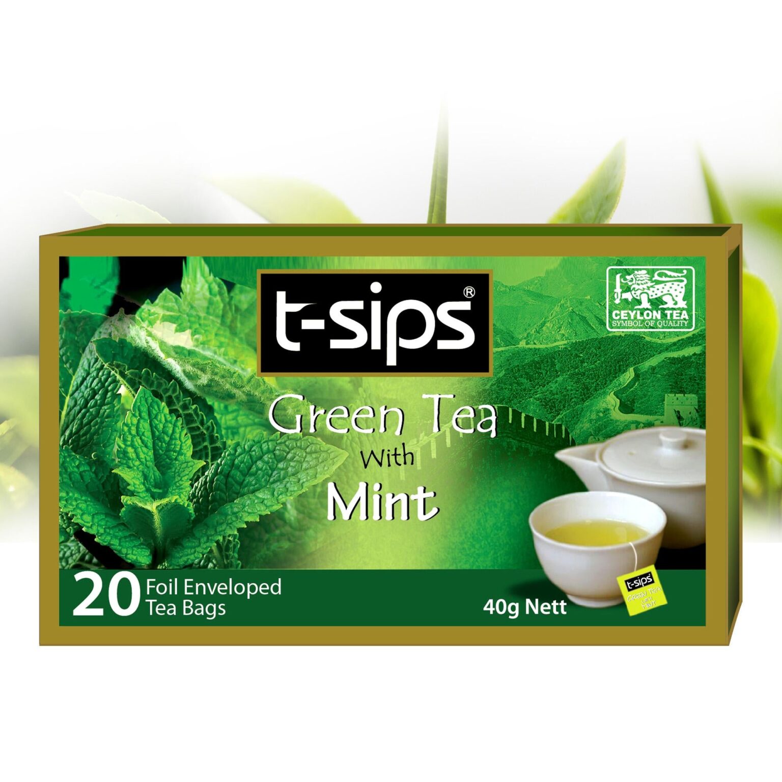 T-Sips Ceylon Chai Masala Tea Bags | Ceylon Tea Brew