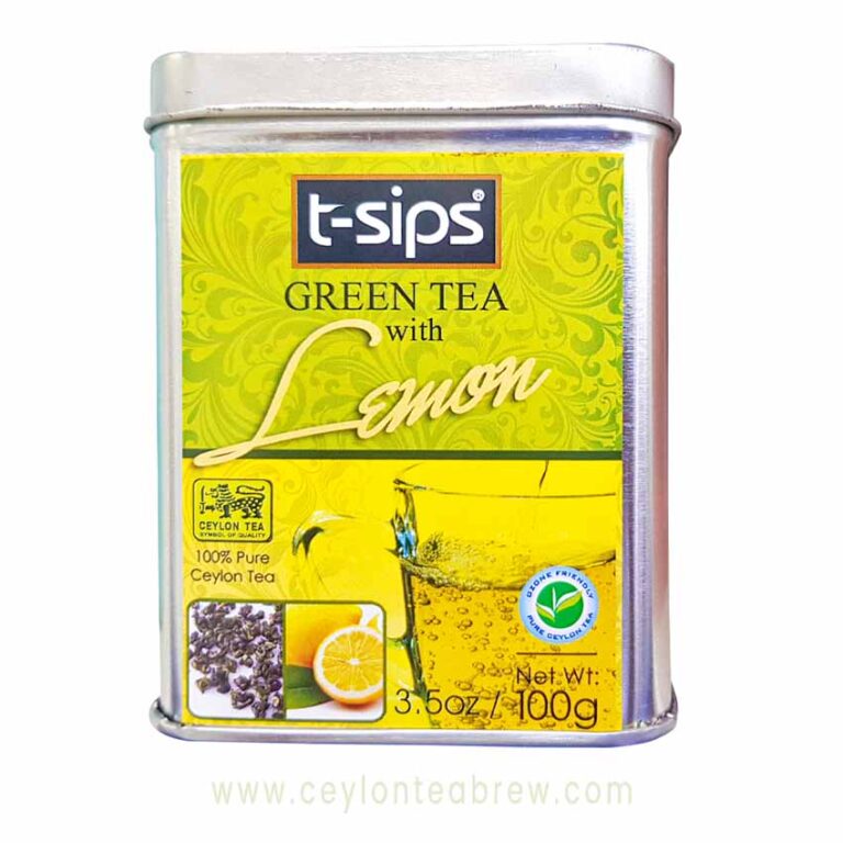 T Sips Ceylon Pure Green Tea Loose Leaves Gun Powder | Ceylon Tea Brew