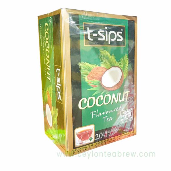 T- Sips Ceylon Tea With Natural Coconut Flavored Tea | Ceylon Tea Brew
