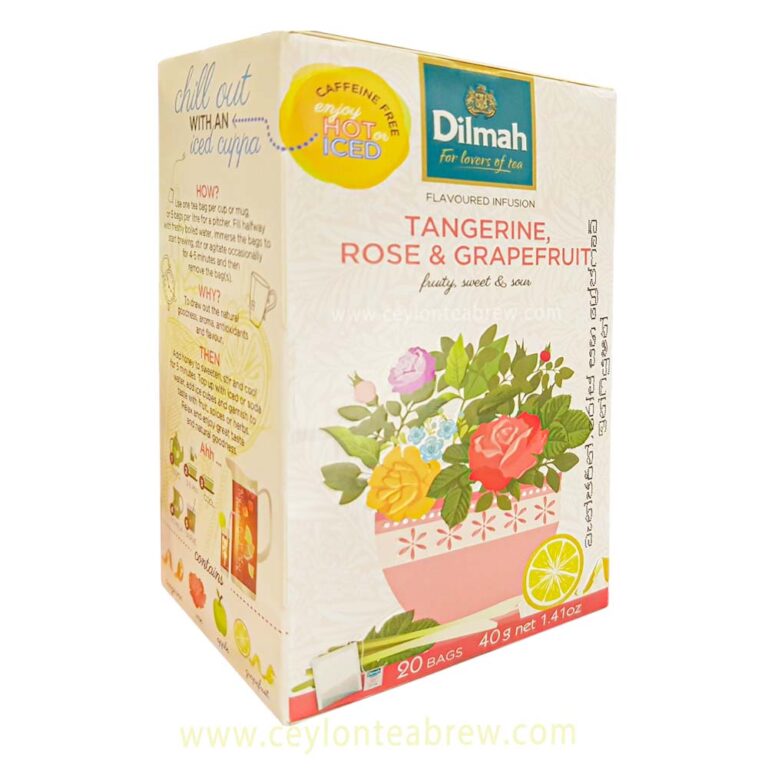 Dilmah Ceylon Tangerin Rose And Grapefruit Infusion Tea | Ceylon Tea Brew