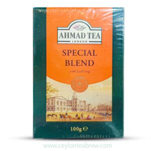 Ahmed Tea London Pure Ceylon Special Blend Leaf Tea With Earl Grey 100g ...