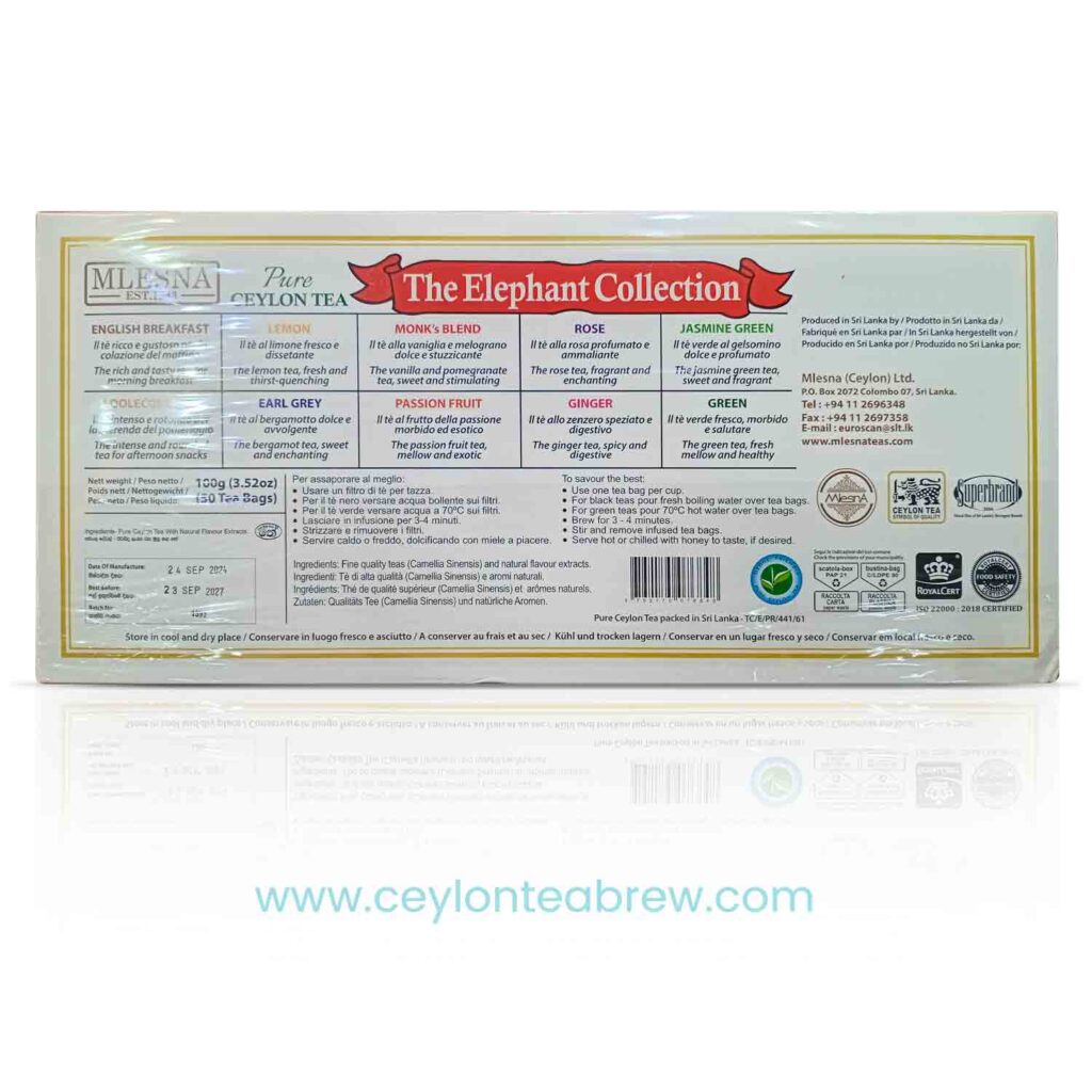 Zesta Ceylon Pure Green Tea Bags | Ceylon Tea Brew